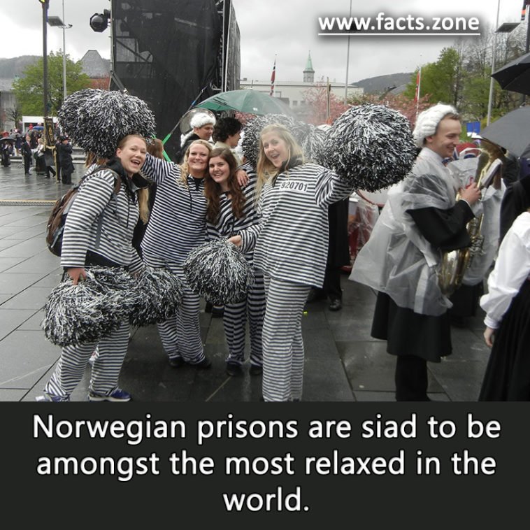 Norwegian prisons are said to be amongst the... • Facts Zone