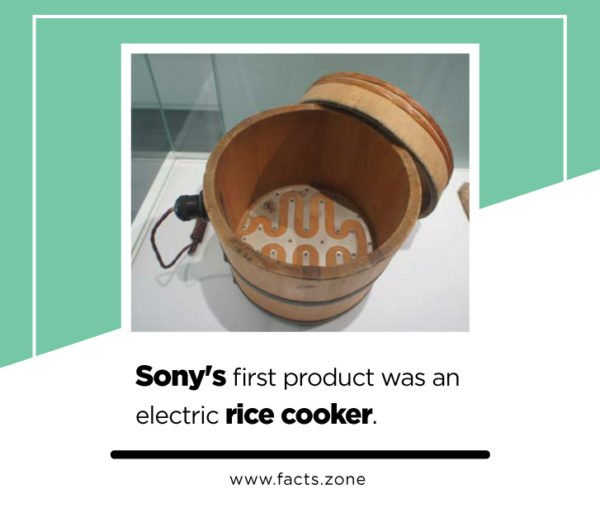 Sony's first product was an electric rice cooker • Facts Zone