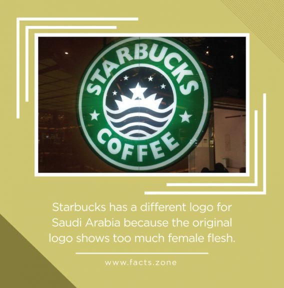 Starbucks has a different logo for Saudi Arabia... • Facts Zone